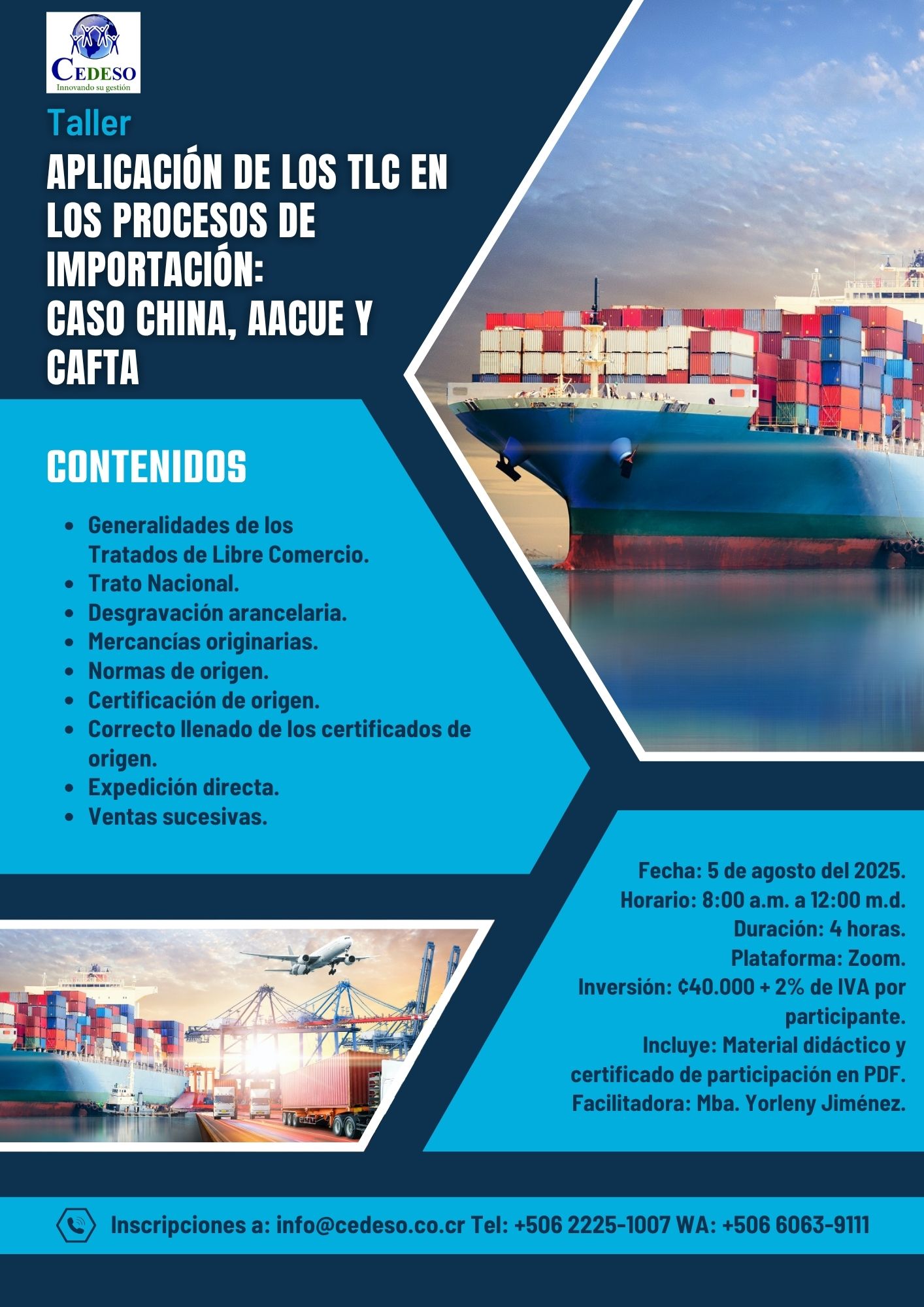 Cedeso - Aplicación de los TLC en los procesos de importación: Caso ...