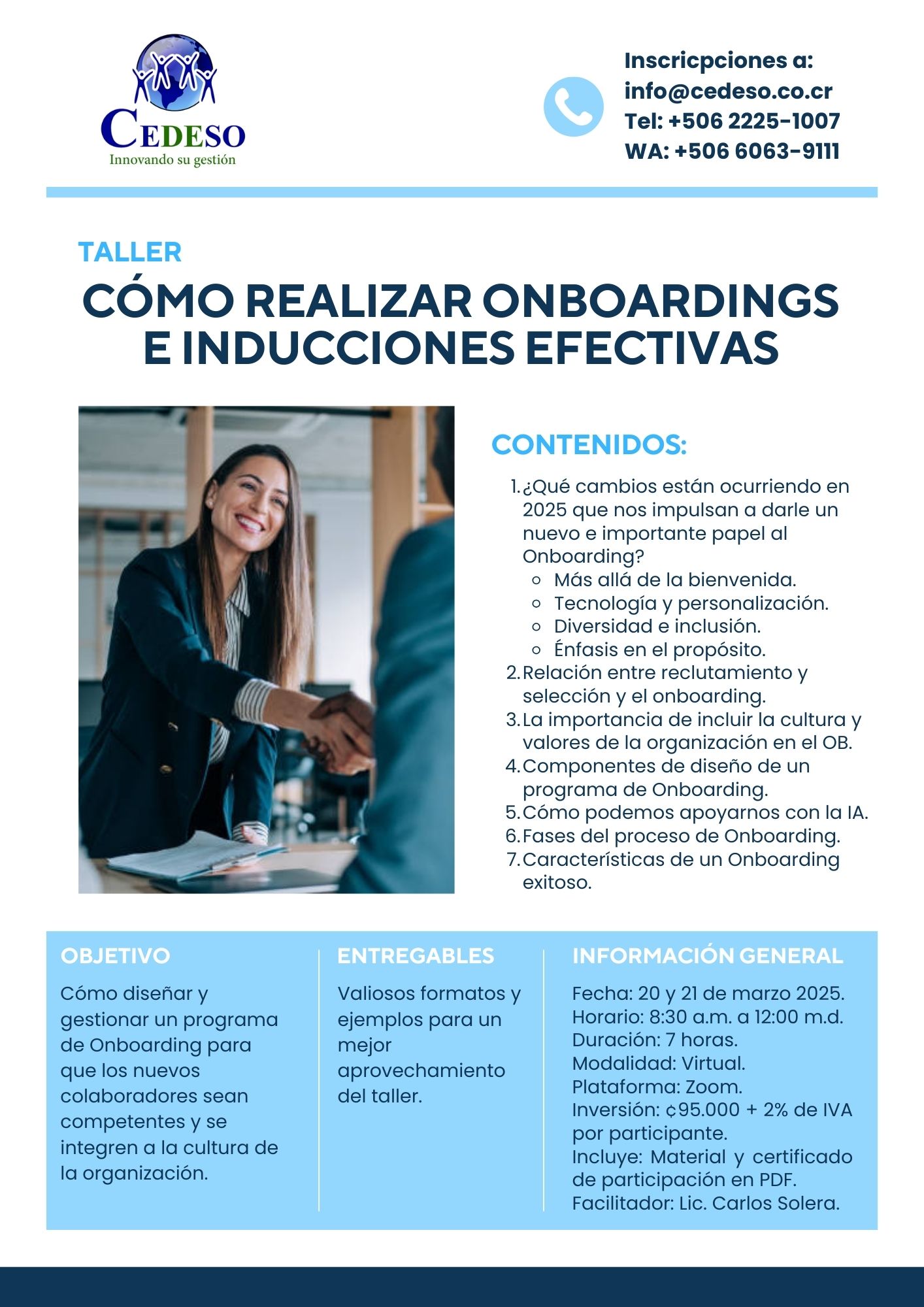 Cedeso - Cómo realizar Onboardings e inducciones efectivas