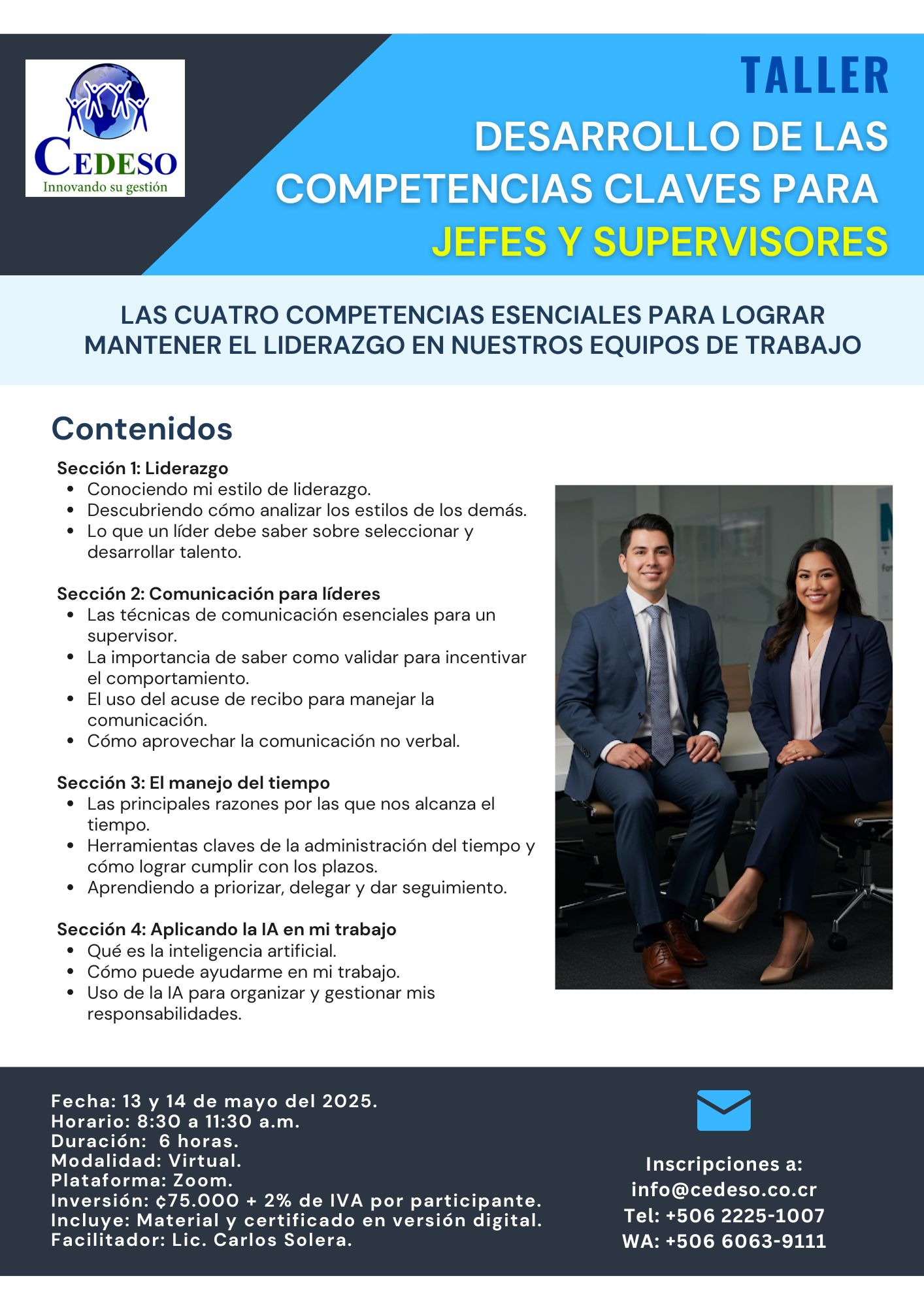 Cedeso - Desarrollo de las competencias claves para jefes y supervisores