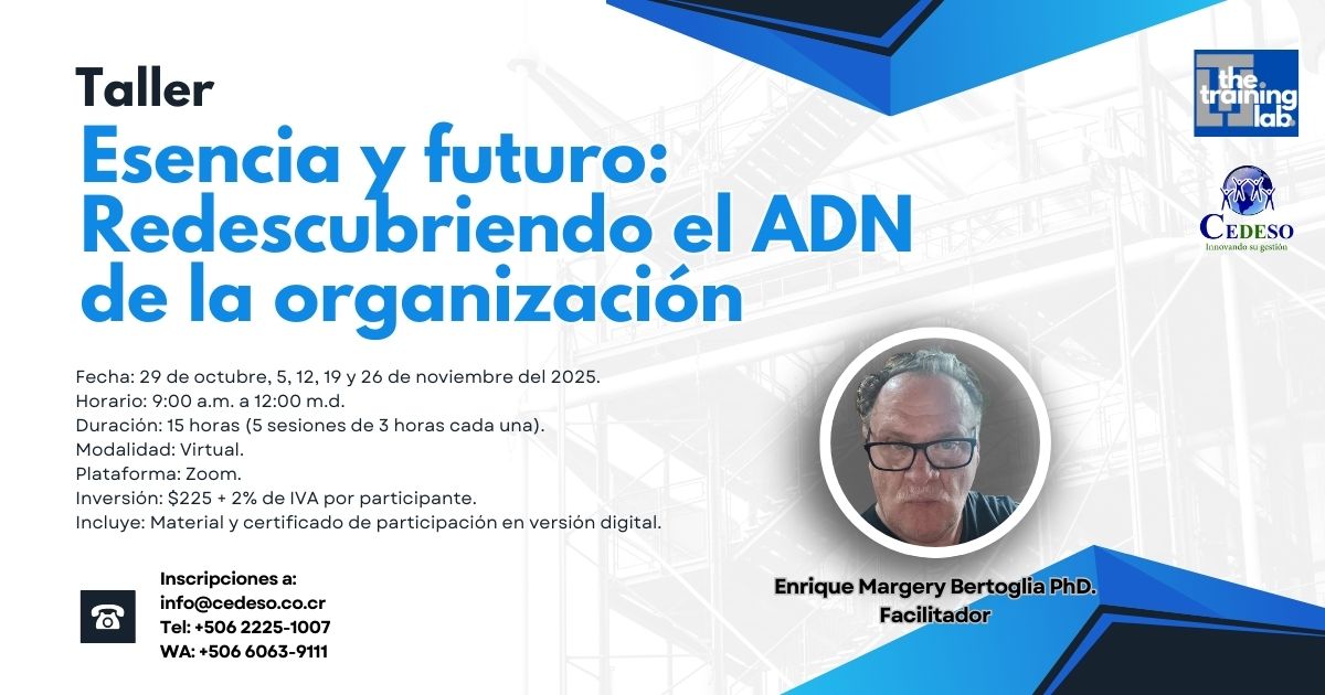 Cedeso - Esencia y futuro: Redescubriendo el ADN de la organización
