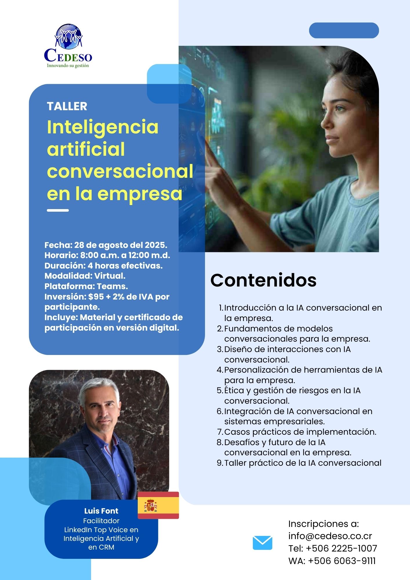 Cedeso - Inteligencia artificial conversacional en la empresa