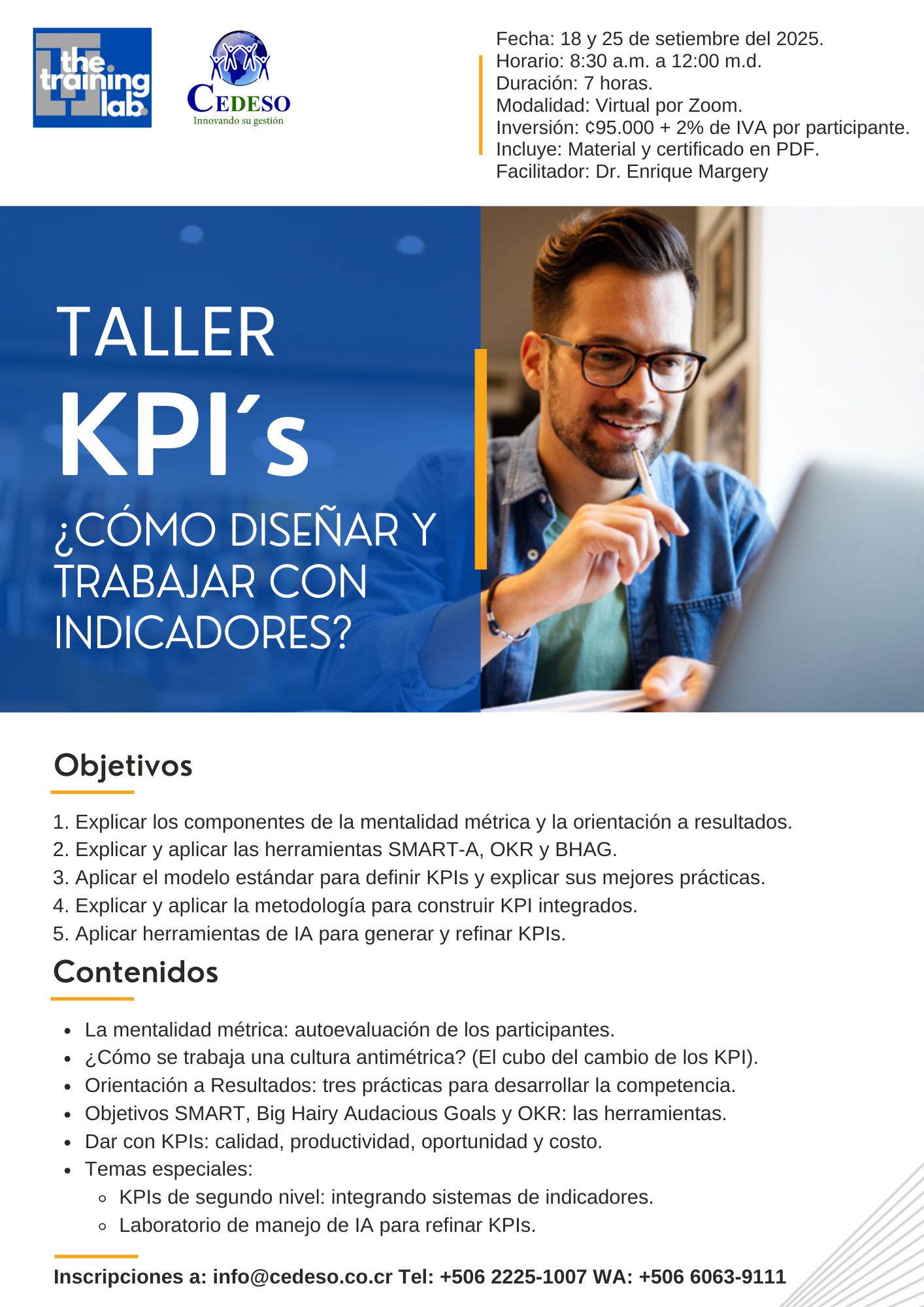 Cedeso - KPIs: ¿Cómo diseñar y trabajar con indicadores?