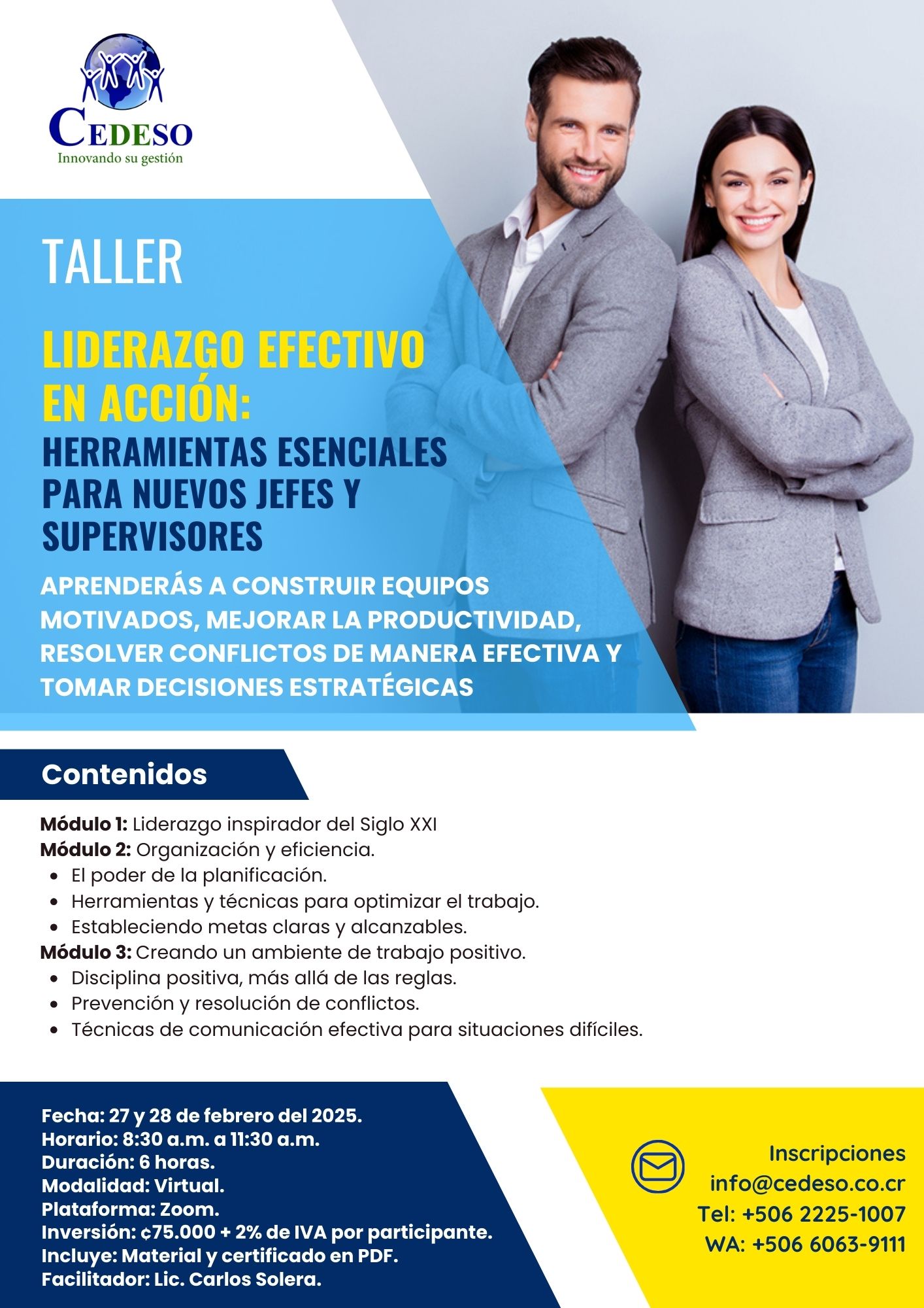 Cedeso - Liderazgo efectivo en acción: Herramientas esenciales para ...