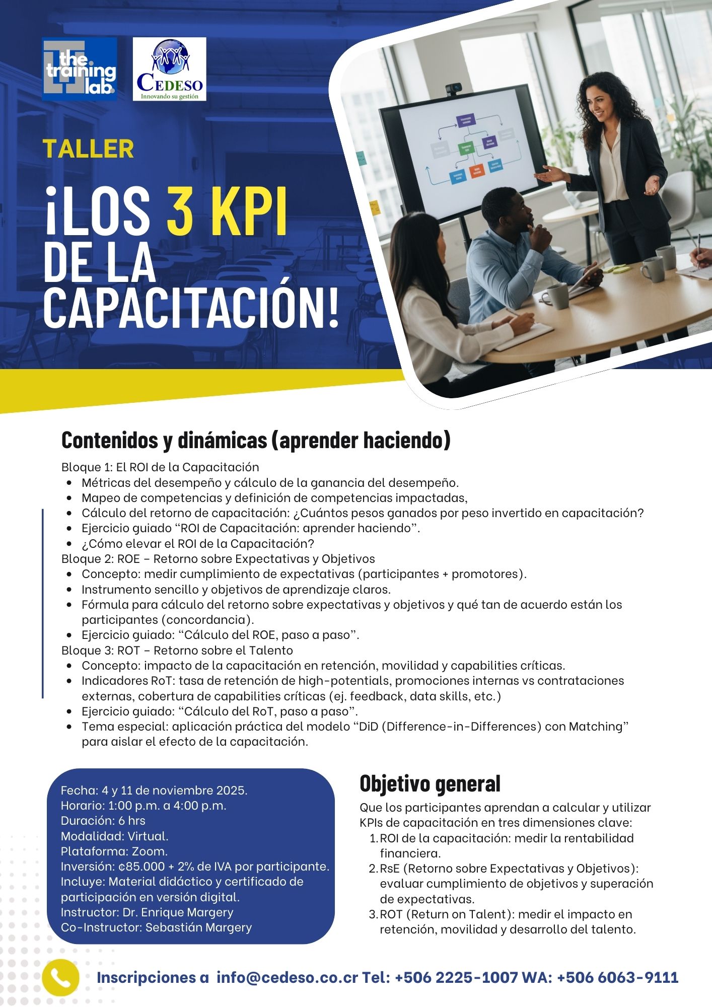 Cedeso - Los 3 KPI de la capacitación