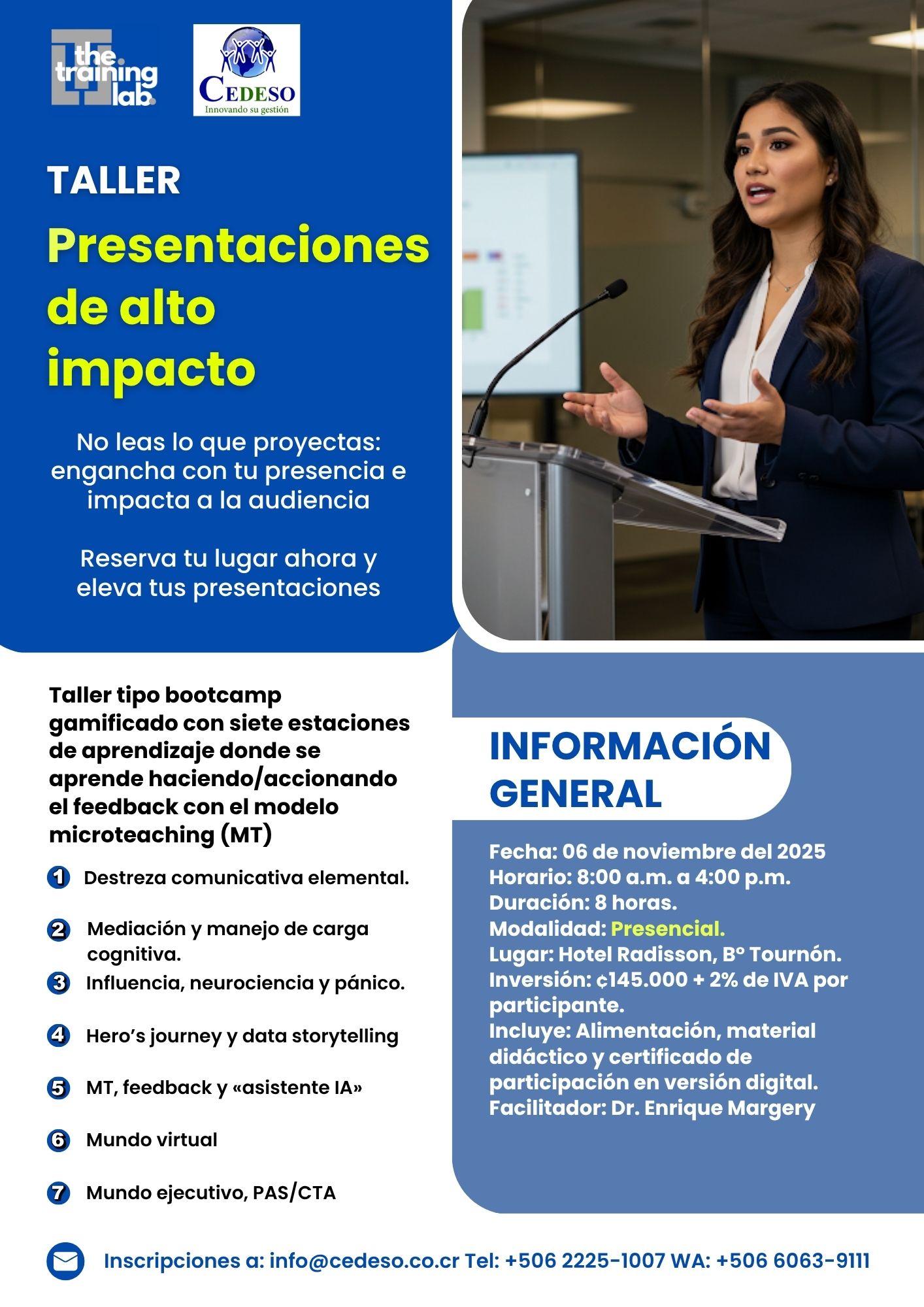Cedeso - Presentaciones de alto impacto