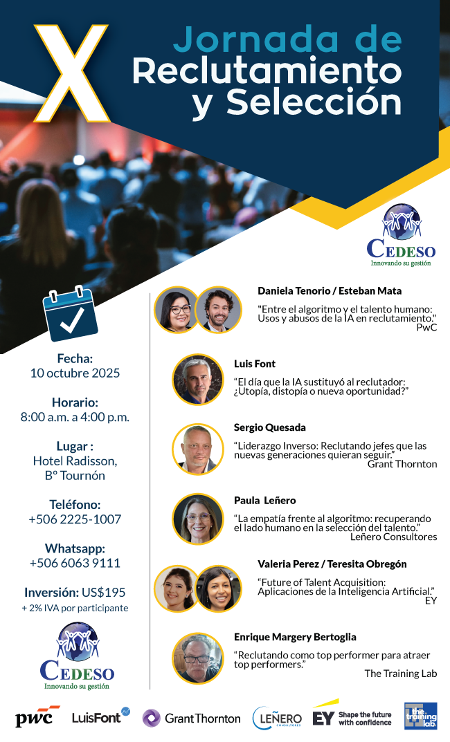 Cedeso - X Jornada de Reclutamiento y Selección