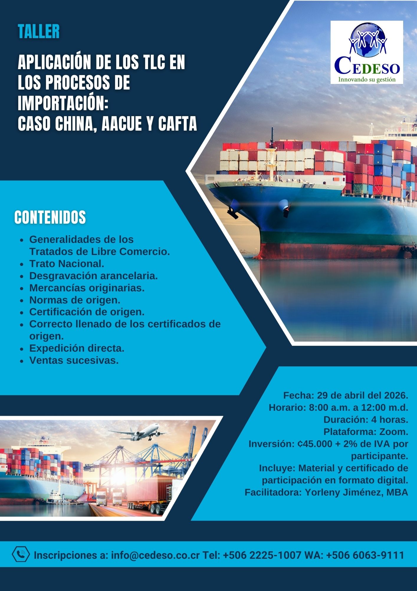 Cedeso - Aplicación de los TLC en los procesos de importación: Caso ...