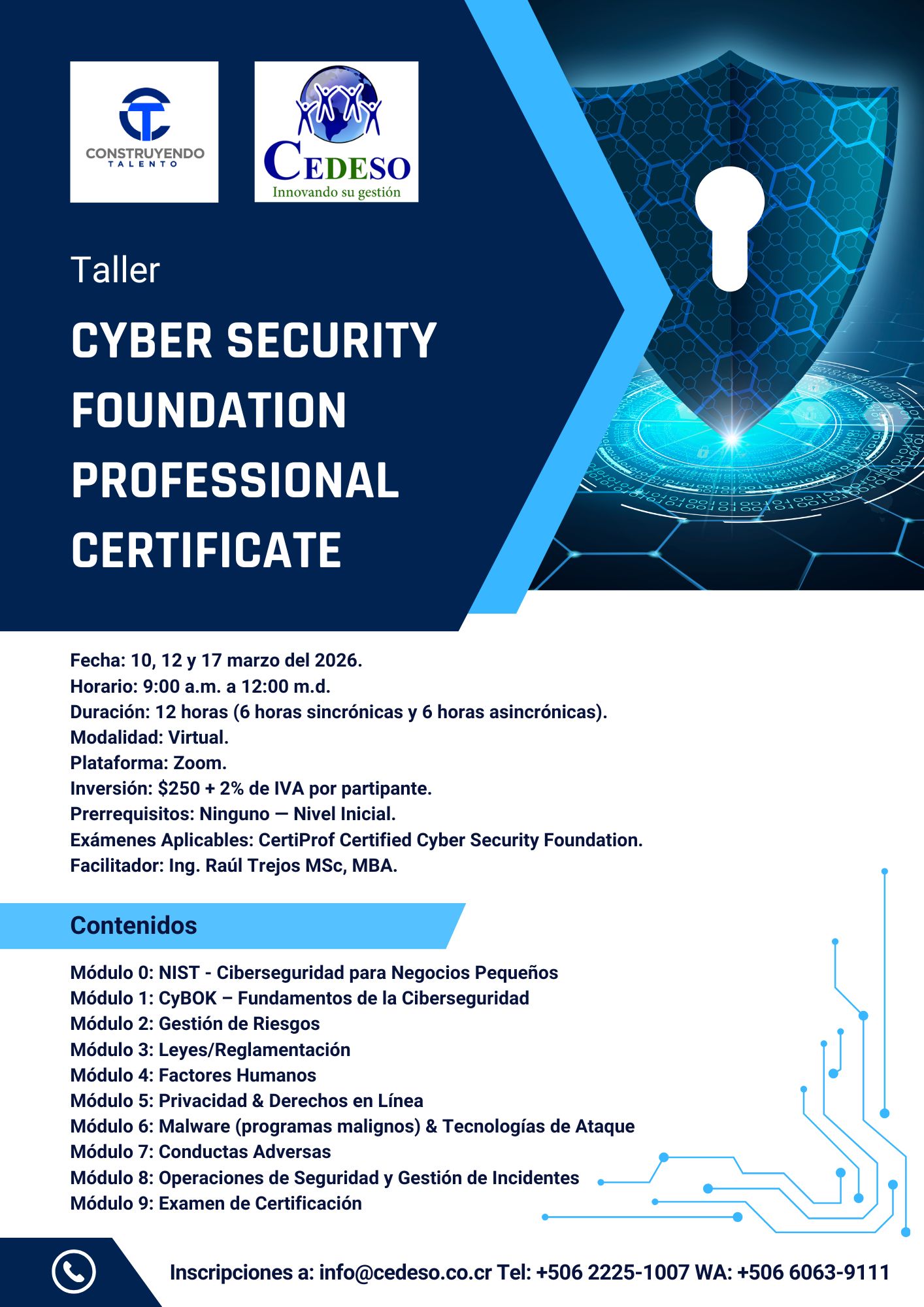 Cedeso - Cyber Security Foundation Professional Certificate
