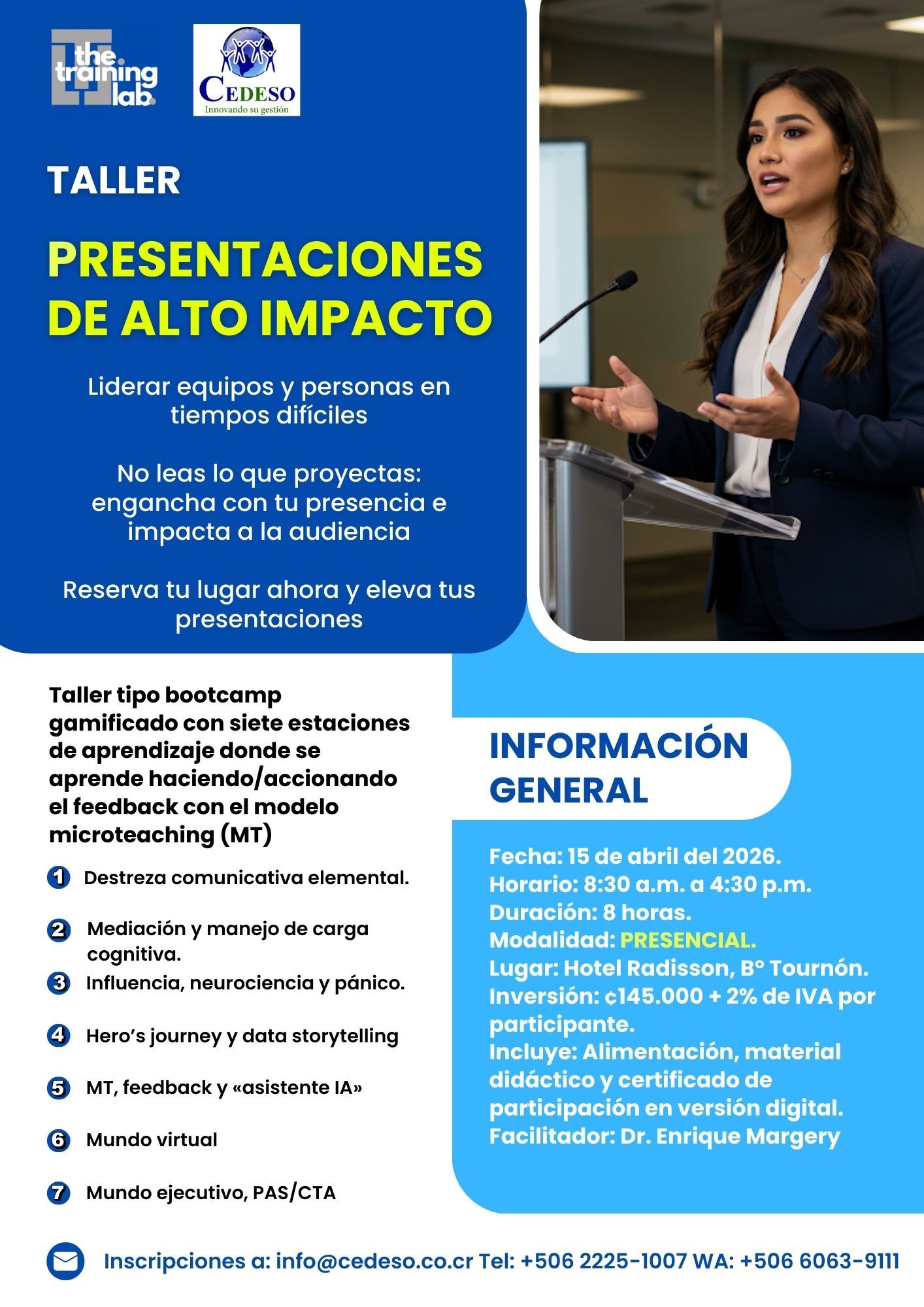 Cedeso - Presentaciones de alto impacto